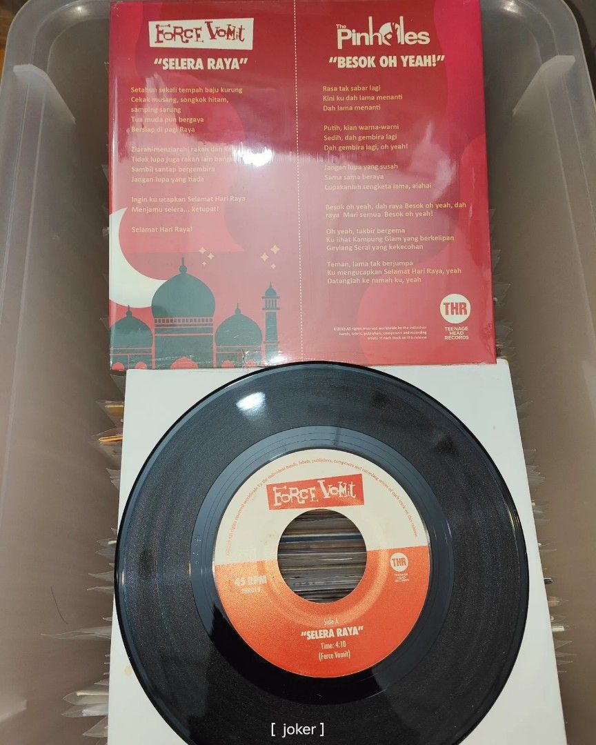 PIRING HITAM / VINYL / EP / LP PINHOLE / FORCEVOMIT, Audio, Other Audio ...