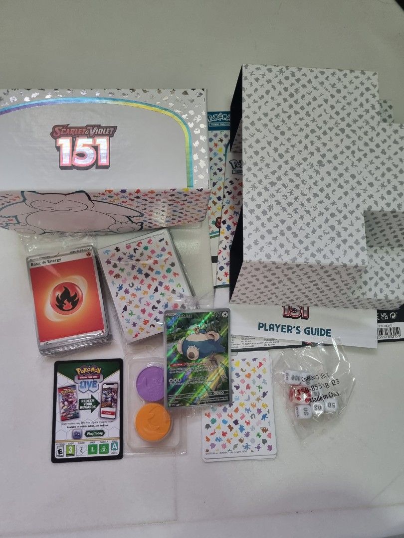 Pokemon 151 English ETB Contents Promo, Hobbies & Toys, Toys & Games on ...