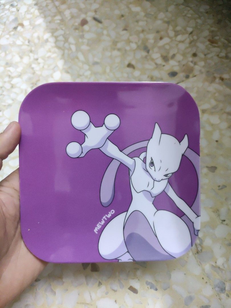 Pokemon Mewtwo Plate, Hobbies & Toys, Toys & Games on Carousell