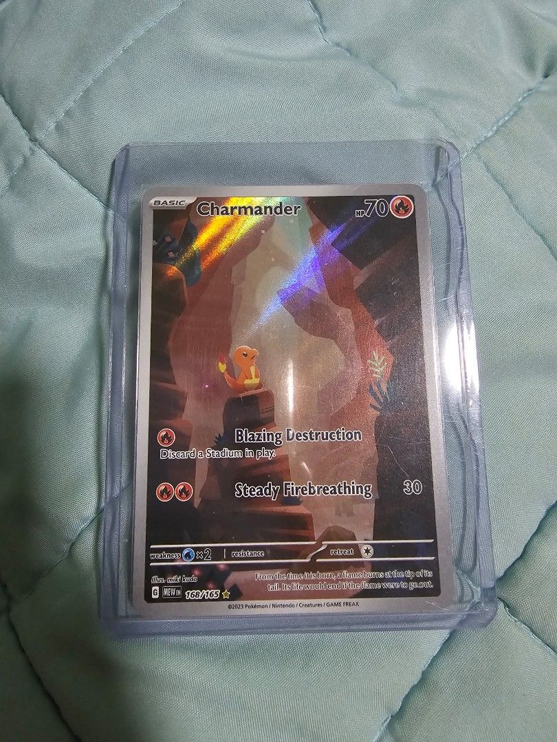 Pokemon TCG English Pokemon 151 Charmander Illustration Rare, Hobbies ...