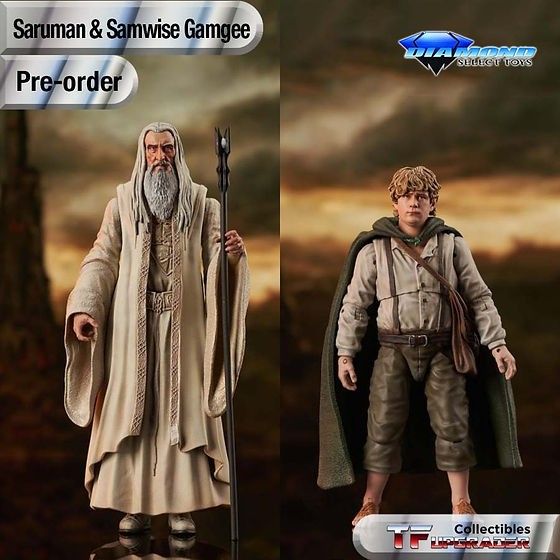 [Pre-order] Diamond Select The Lord of the Rings Saruman & Samwise ...