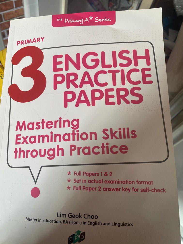 Primary 3(P3) English Practice Papers, Hobbies & Toys, Books ...