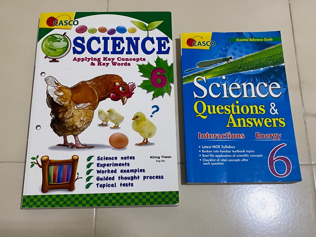 Primary 6 science books ($11 per book), Hobbies & Toys, Books ...