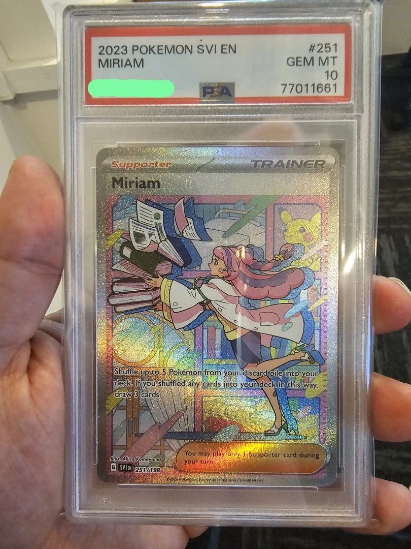 PSA 10 - Miriam SIR #251/198 Pokemon, Hobbies & Toys, Toys & Games on ...