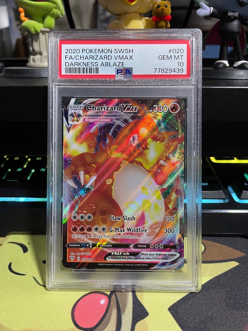 PSA 10 Charizard VMAX #020 Darkness Ablaze Pokemon, Hobbies & Toys ...