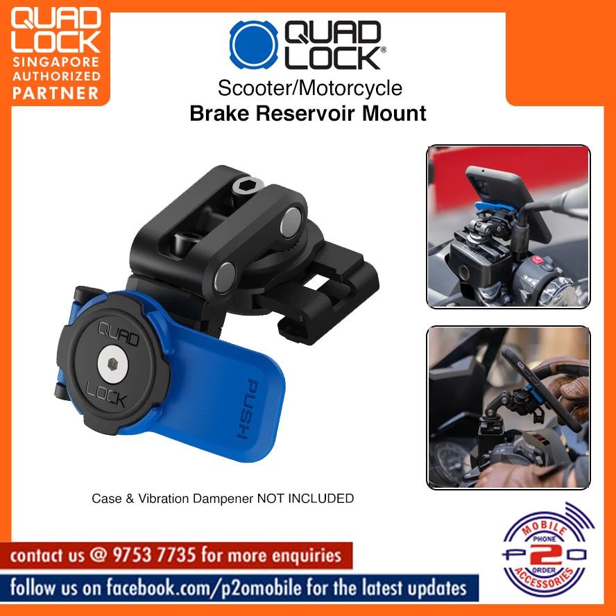 Quad Lock Scooter/Motorcycle - Brake Reservoir Mount, Mobile Phones ...