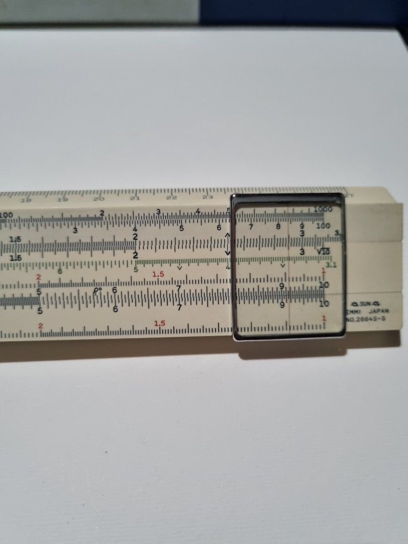 Rare Hemmi 651 Bamboo Slide Rule, Hobbies & Toys, Memorabilia ...