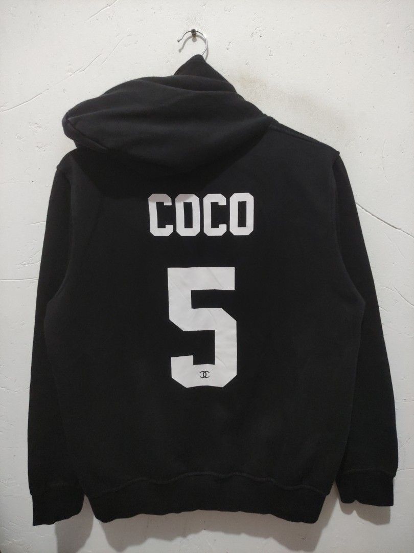Rare Nike X Chanel Coco 5 Black Hoodie, Men's Fashion, Tops & Sets ...