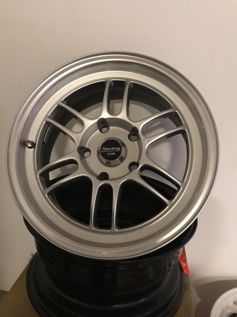 Rep enkei racing Like new 15 inch wheel clearing sales, Car Accessories ...
