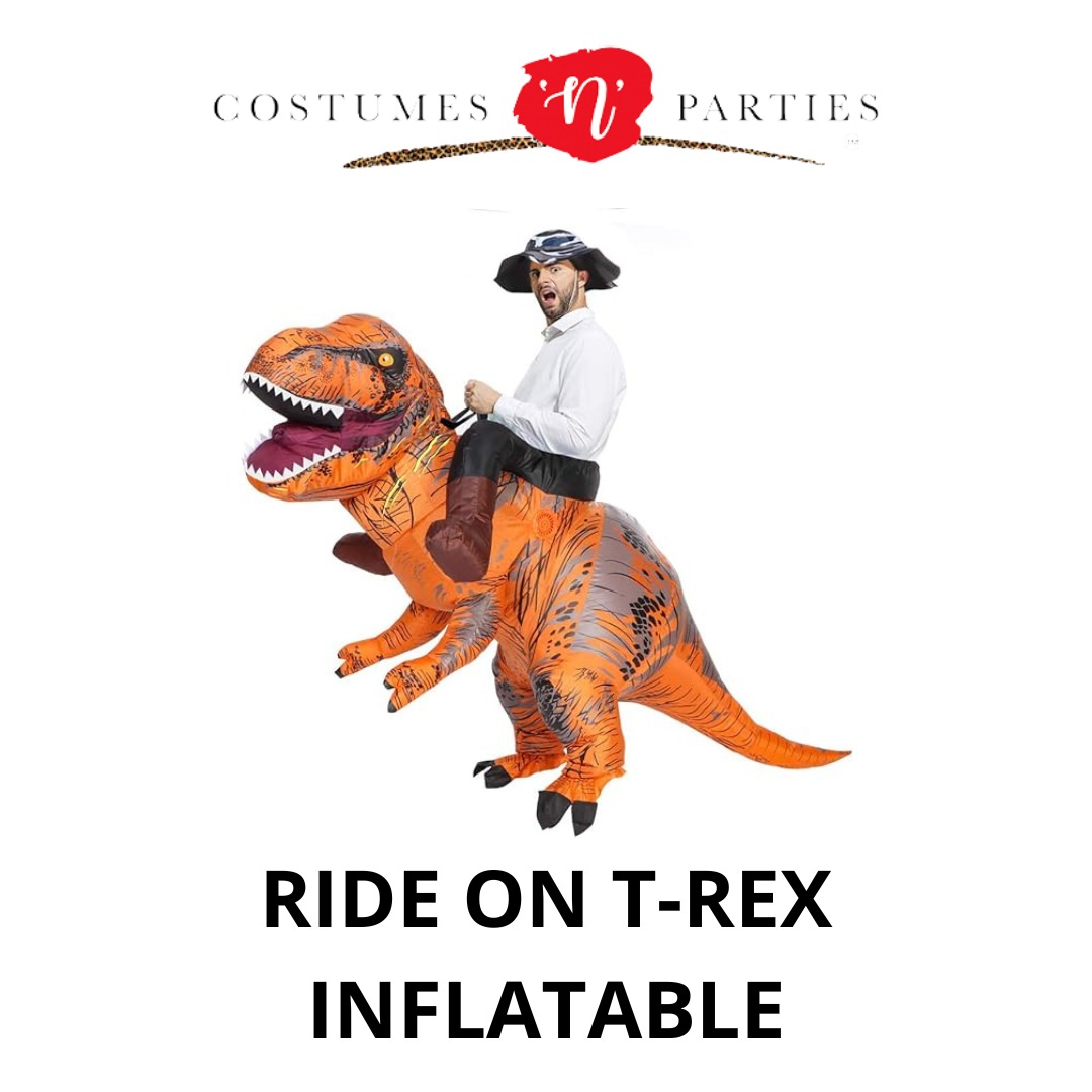 RIDE ON T-REX INFLATABLE, Hobbies & Toys, Stationery & Craft, Occasions ...