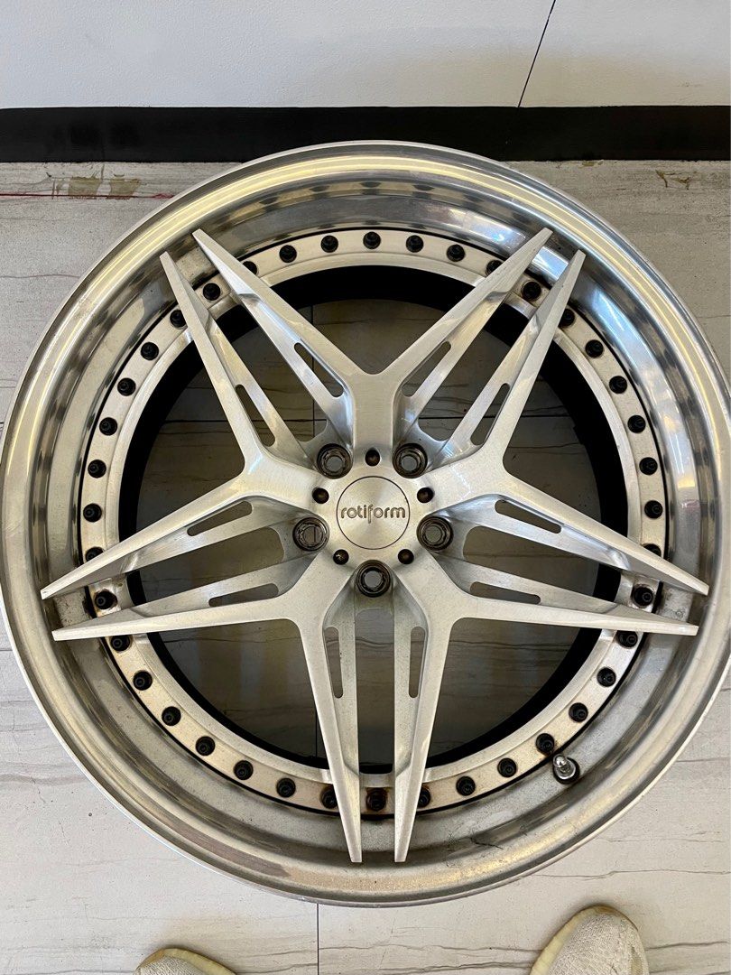 Rotiform VDA 3-Piece Forged Wheels, Car Parts & Accessories, Mags and Tires on Carousell