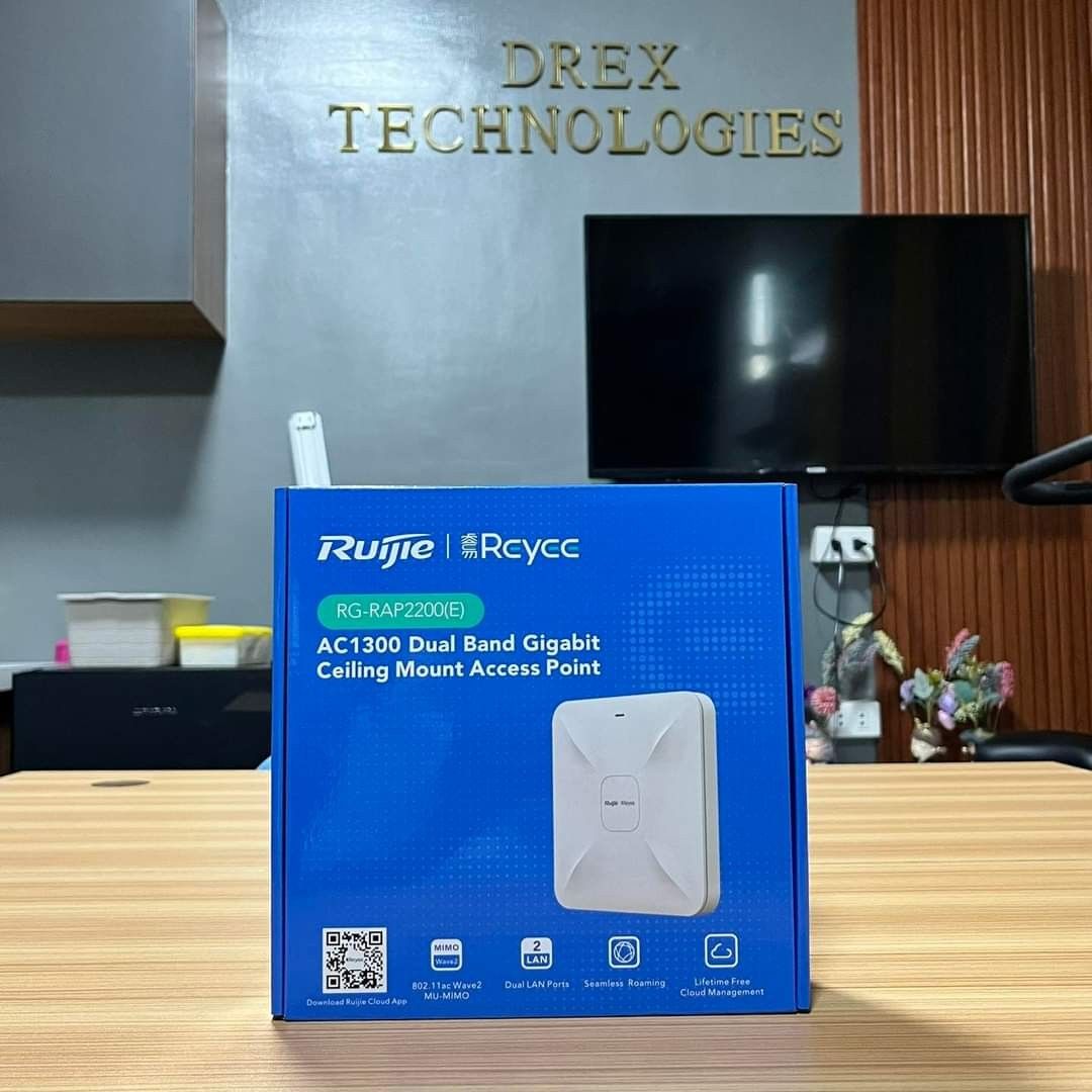 RUIJIE/REYEE (RG-RAP2200(E)) AC1300 Dual-Band Ceiling Mount Access ...