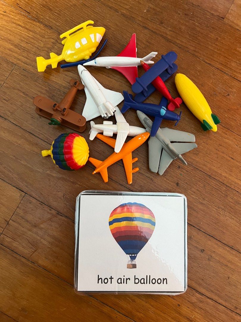 Safari Toobs and Montessori Cards, Babies & Kids, Infant Playtime on ...