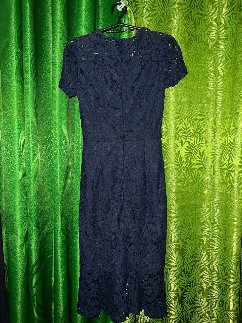 SAMLIN Ladies Navy Blue Dress, Women's Fashion, Dresses & Sets, Dresses ...