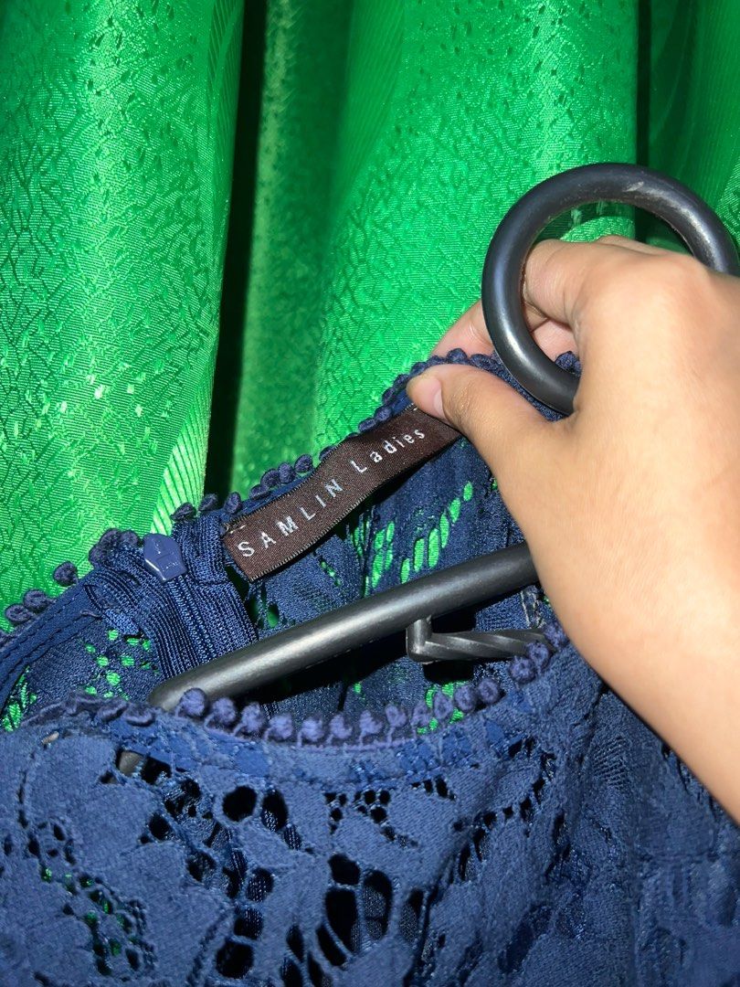 SAMLIN Ladies Navy Blue Dress, Women's Fashion, Dresses & Sets, Dresses ...