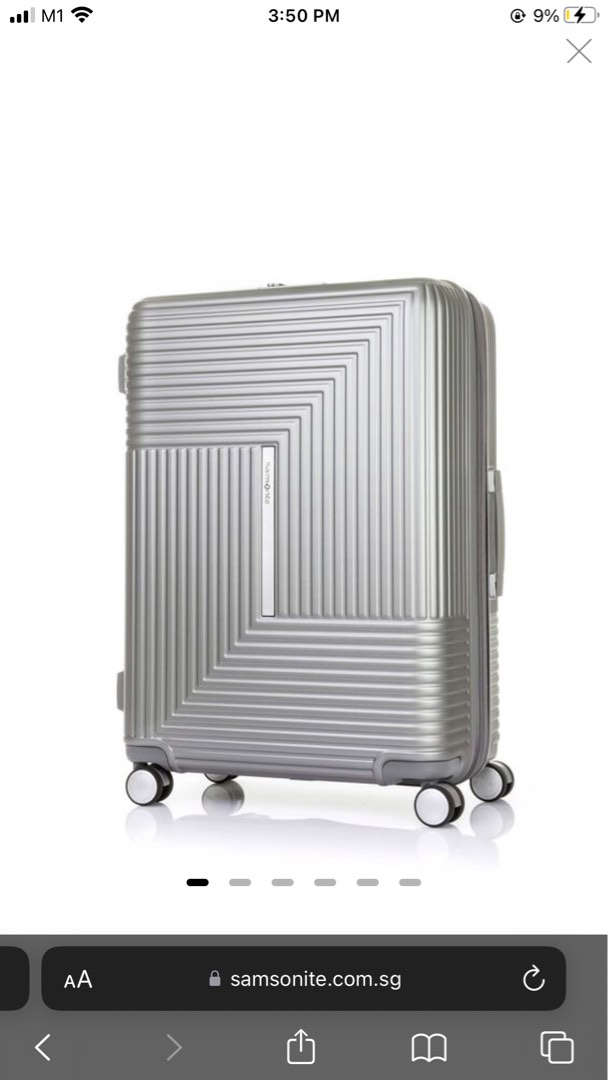 Samsonite Zeltus 69cm Spinner Exp with built-in scale, Hobbies & Toys ...