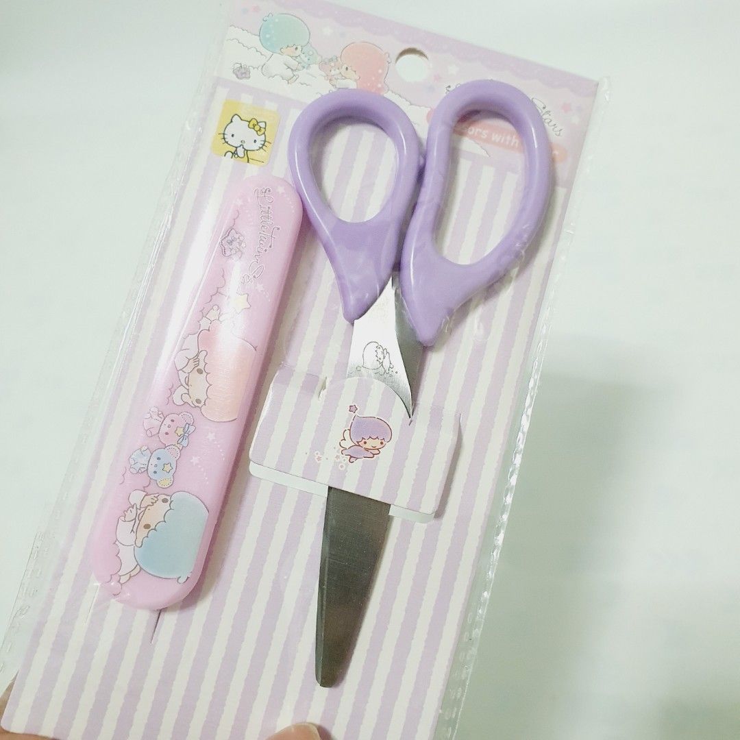 Sanrio Characters Scissor with Cover Cinnamoroll Kuromi My Melody ...