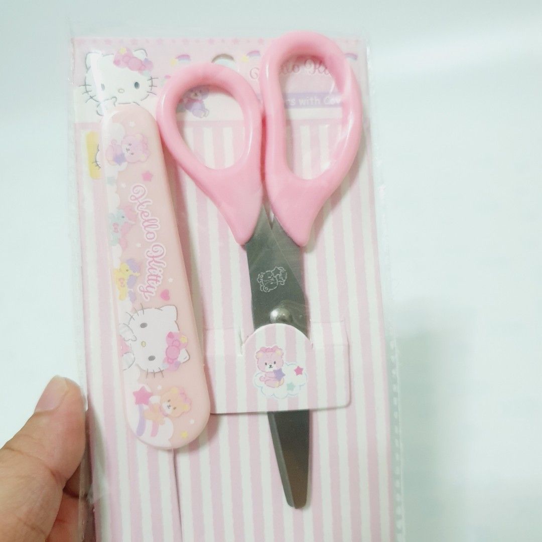 Sanrio Characters Scissor with Cover Cinnamoroll Kuromi My Melody ...