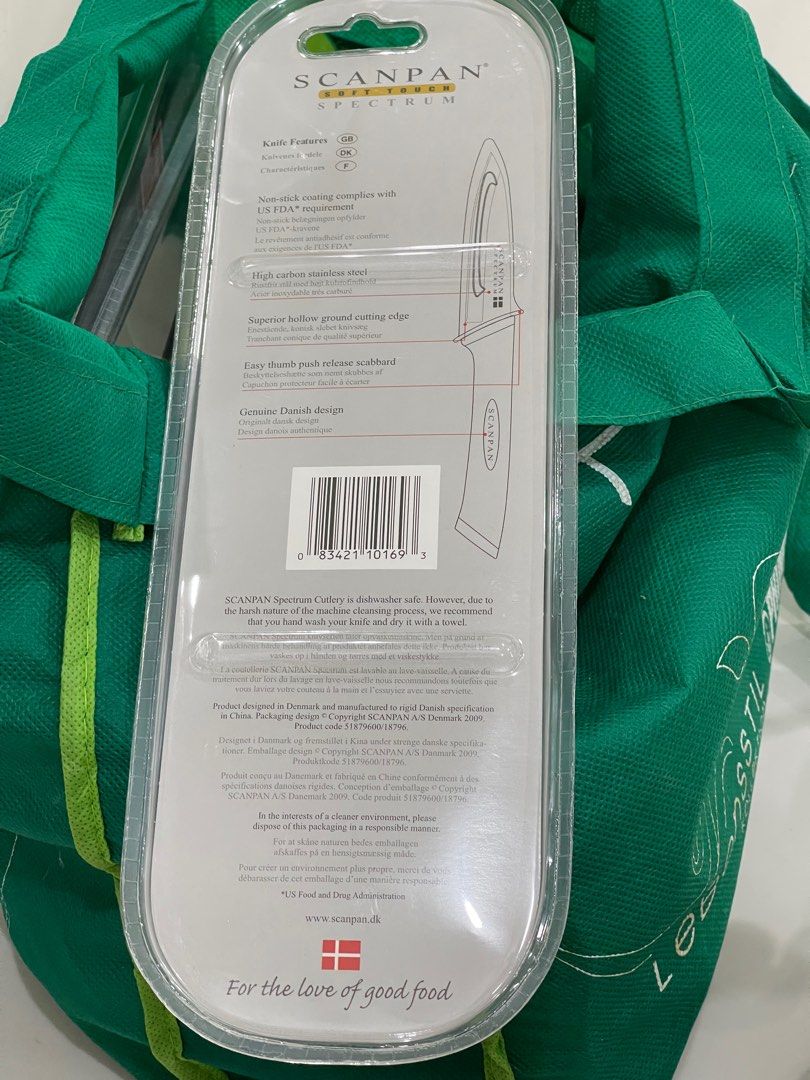 Scanpan Spectrum 9cm Utility Knife, Furniture & Home Living ...