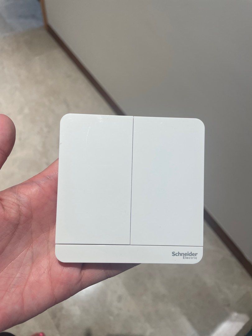 Schneider 2 gang switch, Computers & Tech, Parts & Accessories, Other ...