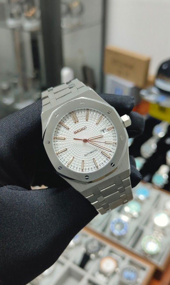 seiko oak mod, Men's Fashion, Watches & Accessories, Watches on Carousell