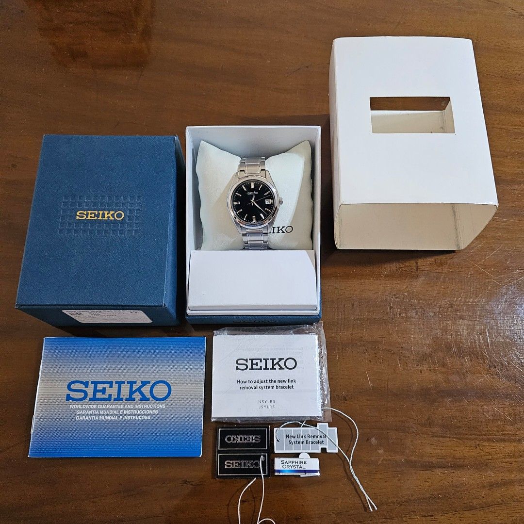 Seiko SUR319 Sapphire Crystal, Men's Fashion, Watches & Accessories ...