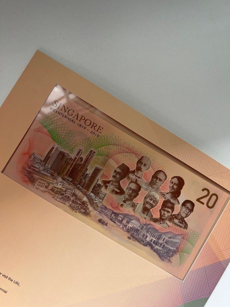 SG BICENTENNIAL S$20 COMMEMORATIVE NOTE, Hobbies & Toys, Memorabilia ...