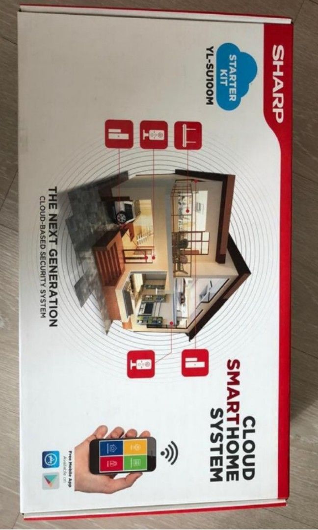 Sharp cloud smarthome system starter kit SHP-YL-SU100M, TV & Home ...