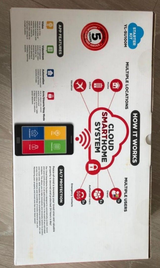 Sharp cloud smarthome system starter kit SHP-YL-SU100M, TV & Home Appliances, Other Home ...