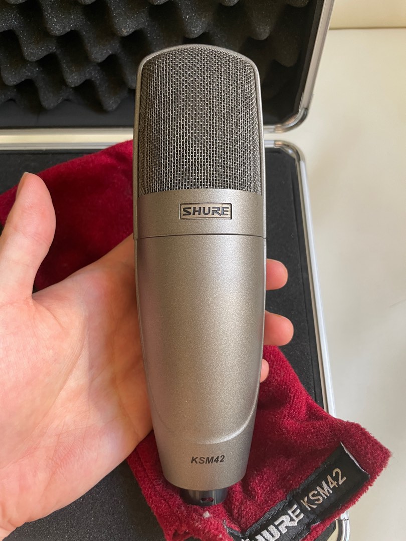 急放 Shure KSM42 Large Dual-Diaphragm Microphone, 音響器材, 咪高風/麥克風 - Carousell