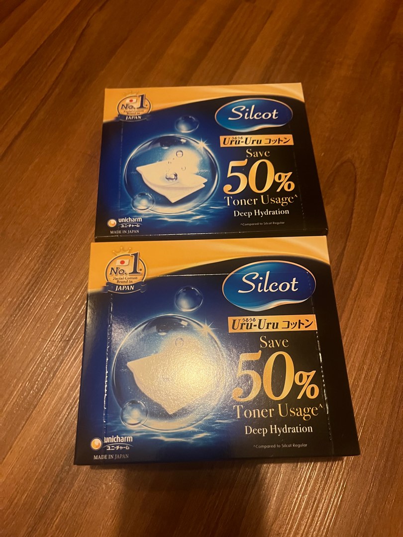 Silcot Uru-Uru unicharm facial cotton pads, Beauty & Personal Care ...