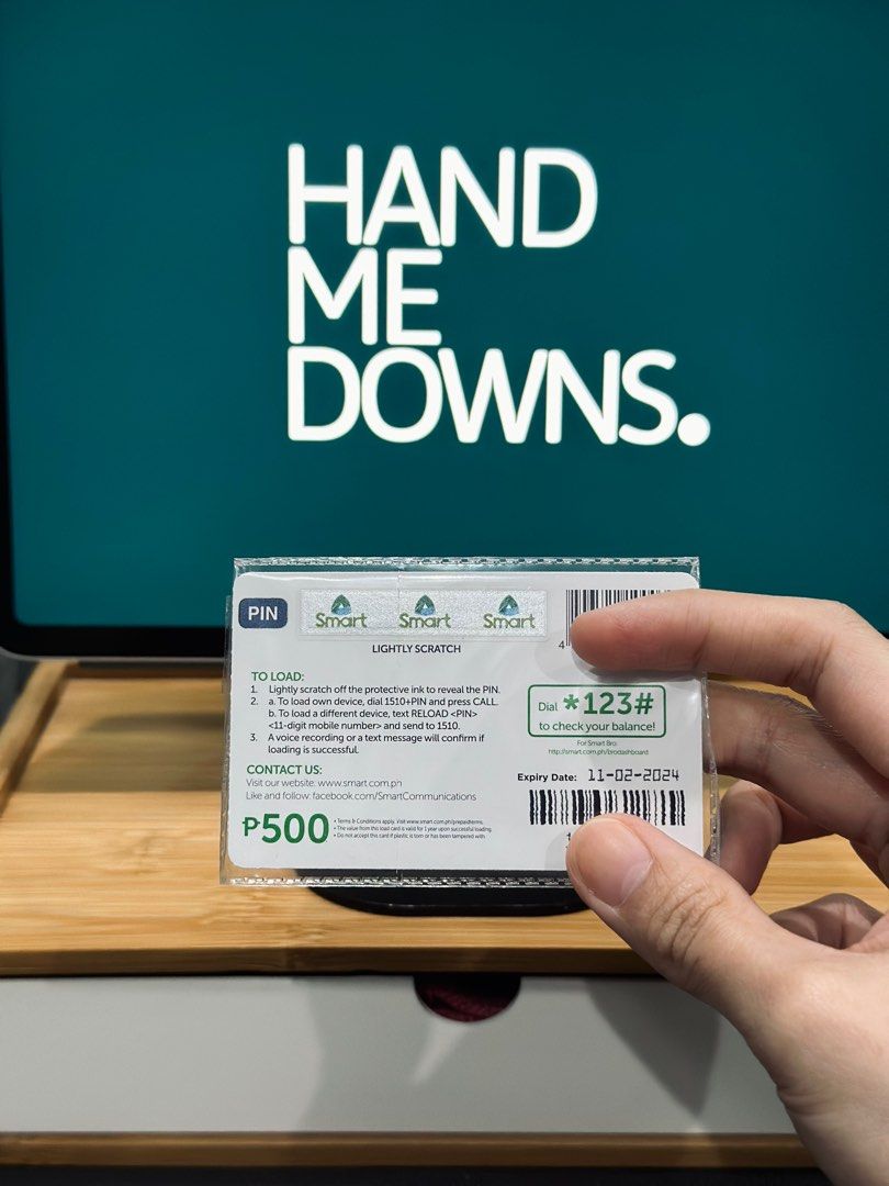 Smart PHP500 Prepaid Load Card, Mobile Phones & Gadgets, Mobile ...