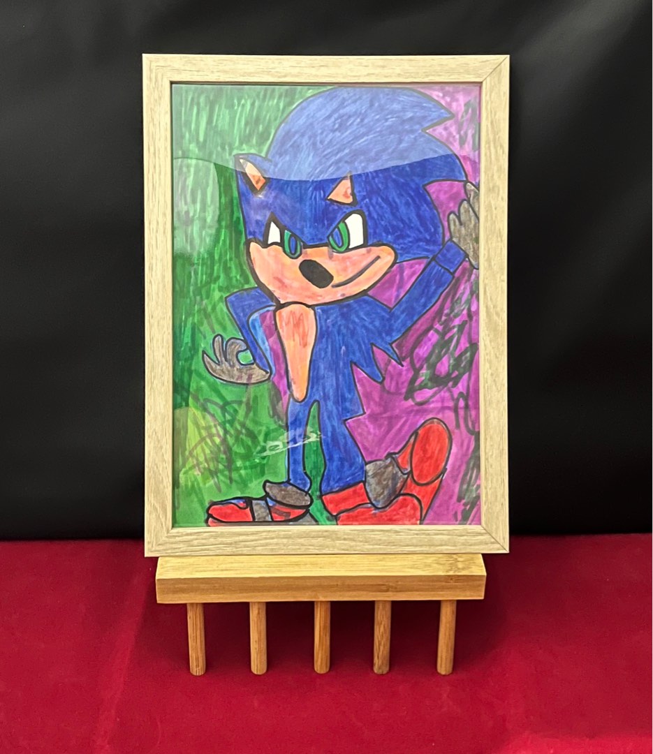 Sonic - Hand Drawing, Everything Else on Carousell