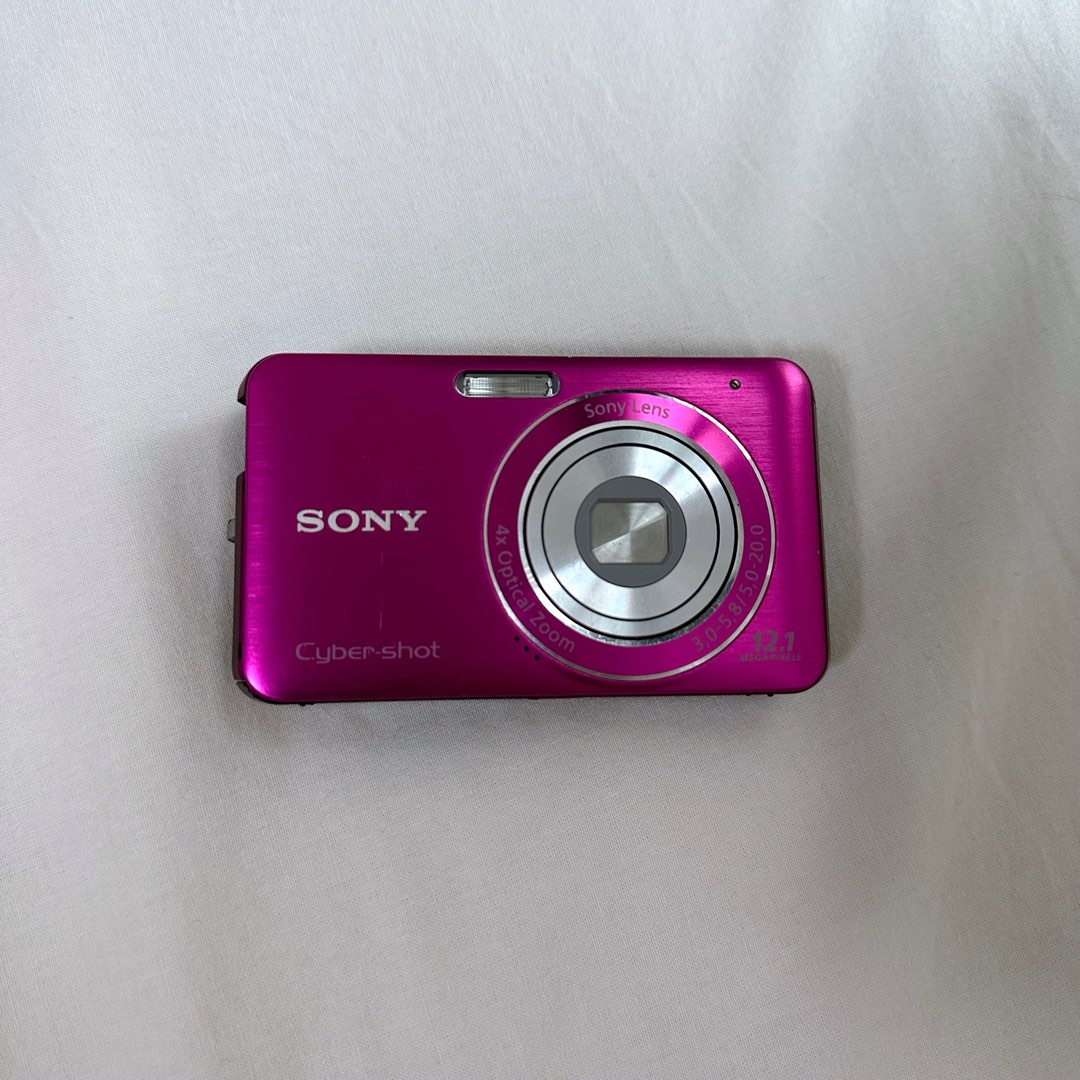 sony pink cybershot dsc-w310, Photography, Cameras on Carousell