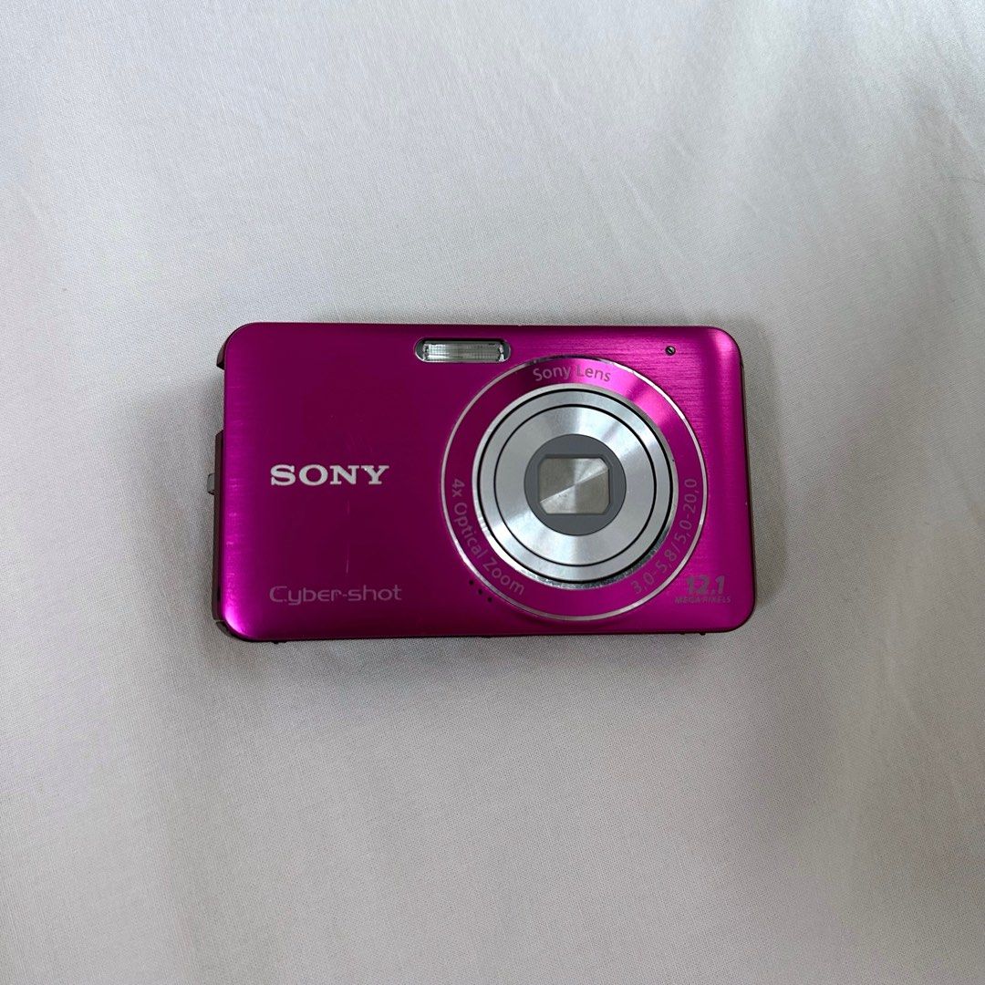 sony pink cybershot dsc-w310, Photography, Cameras on Carousell
