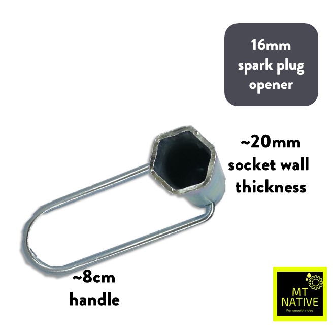 KOZI III Spark Plug wrench Opener 12mm 16mm 21mm LC135 RXZ RXZ135 Honda ...