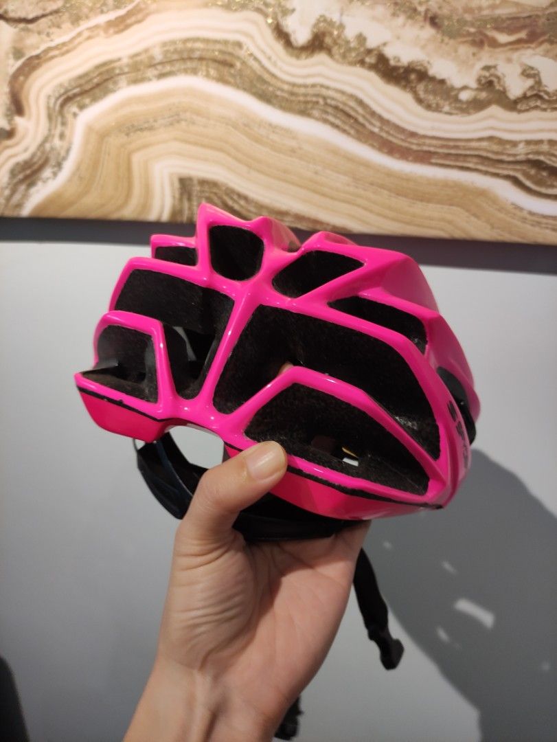 Spyder Pink Bike Helmet, Sports Equipment, Bicycles & Parts, Bicycles ...
