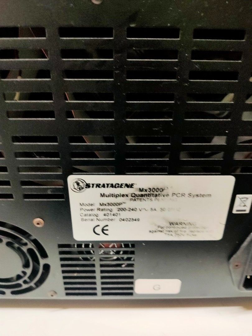 STRATAGENE Mx 3000p PCR System, Thermo Scientific Barnstead MaxQ 4000 ...