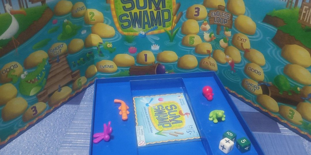 SUM SWAMP BOARDGAMES, Hobbies & Toys, Toys & Games on Carousell