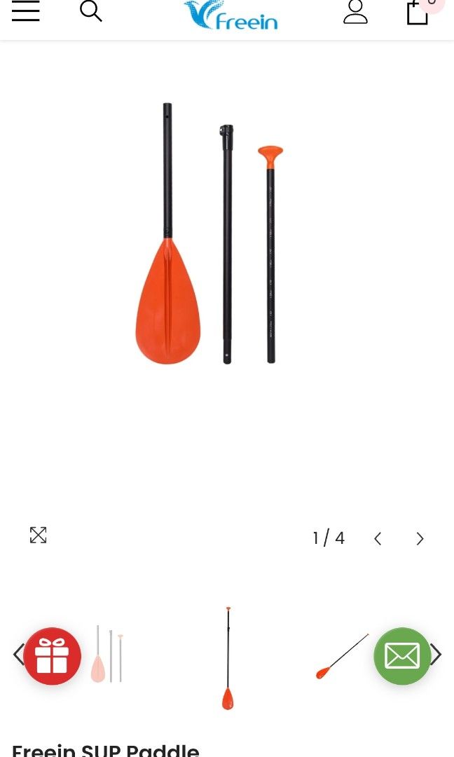 SUP Stand Up Paddle 3 piece pc paddle, Sports Equipment, Sports & Games ...