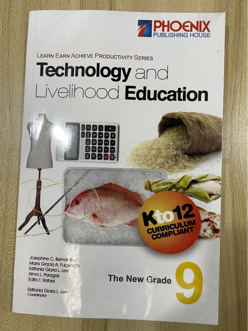 Technology and Livelihood Education | Bernardino, Fulgencio, Lee ...