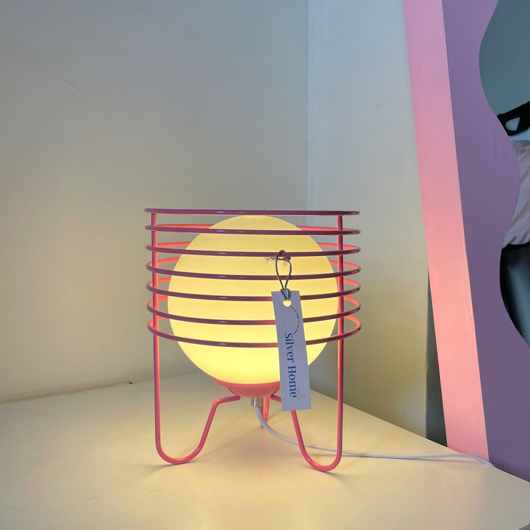 tennis ball aesthetic lamp, Furniture & Home Living, Lighting & Fans ...