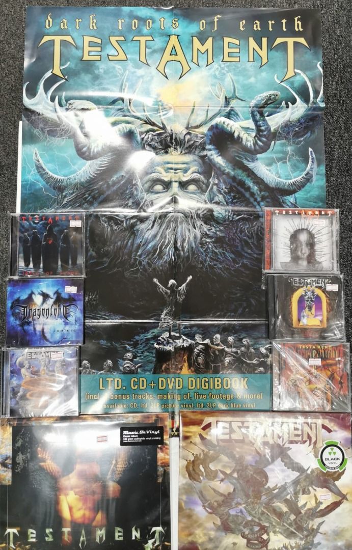 Testament - Vinyl CD Poster available Enquire for price., Hobbies ...