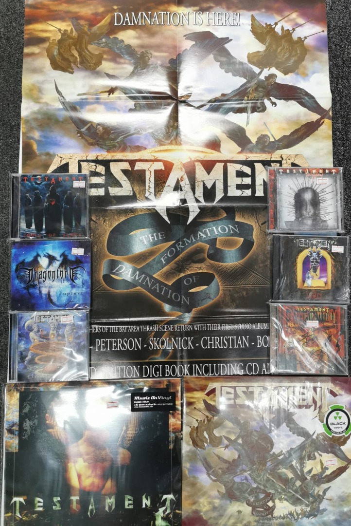 Testament - Vinyl CD Poster available Enquire for price., Hobbies ...