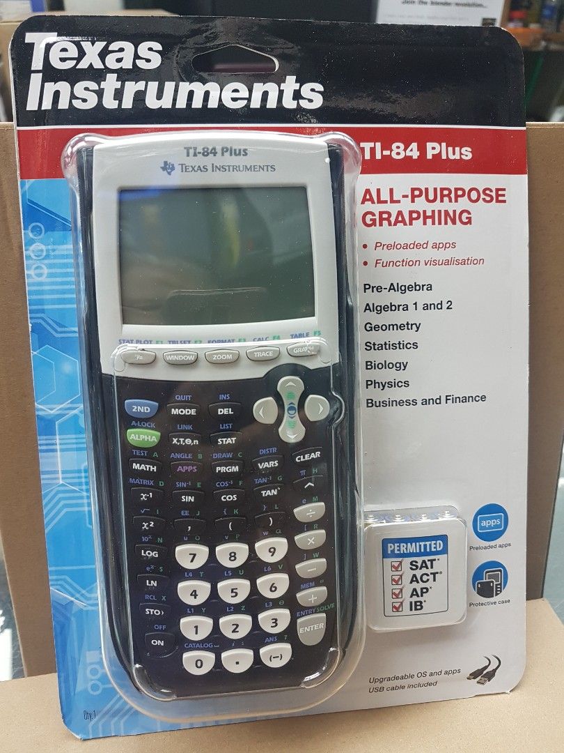TEXAS INSTRUMENTS TI 84 PLUS GRAPHIC CALCULATOR, Hobbies & Toys ...