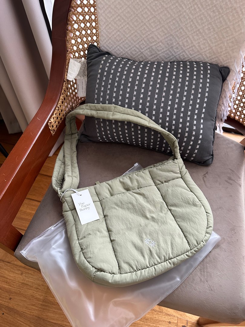 The Paper Bunny Puffer Swing in Thyme, Women's Fashion, Bags & Wallets ...
