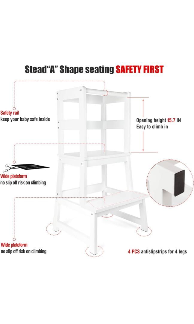 Toddler learning tower step stool, Babies & Kids, Baby Nursery & Kids ...