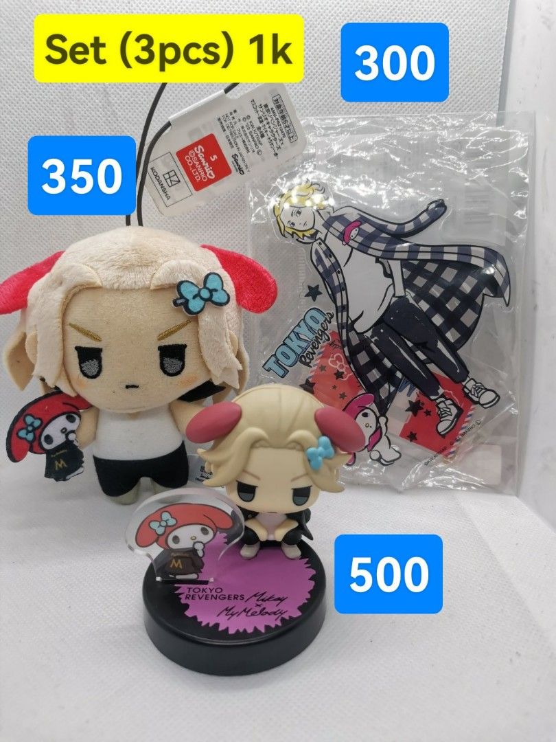 Tokyo Revengers x Sanrio - Mikey & Melody, Hobbies & Toys, Toys & Games ...