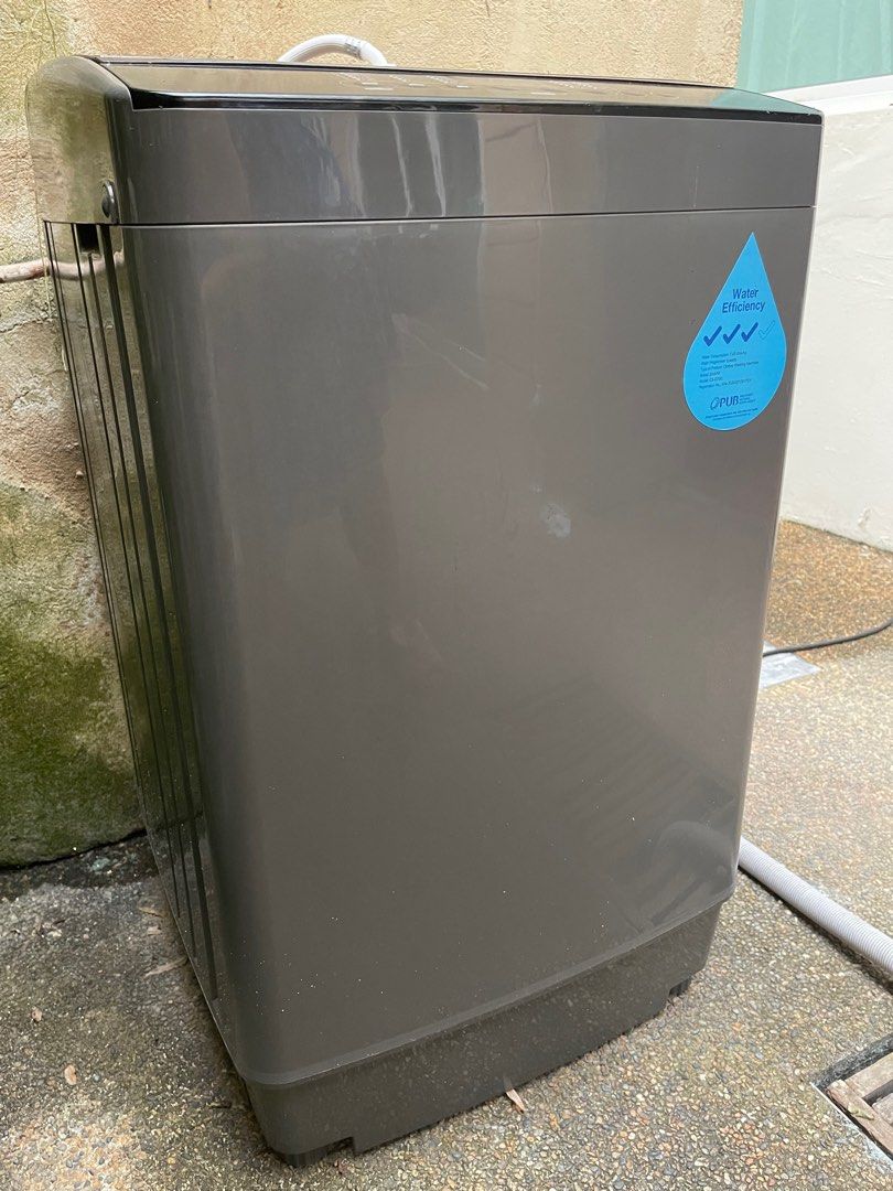 TOP LOAD WASHING MACHINE SHARP ES-G70G DARK GREY 7KG, TV & Home ...