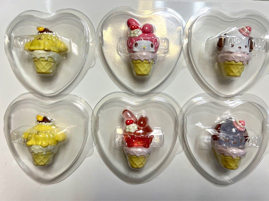 （每隻）Top toy x Sanrio characters mini 甜筒 三麗鷗 布甸狗 Pochacco Pc狗 Tuxedosam ...